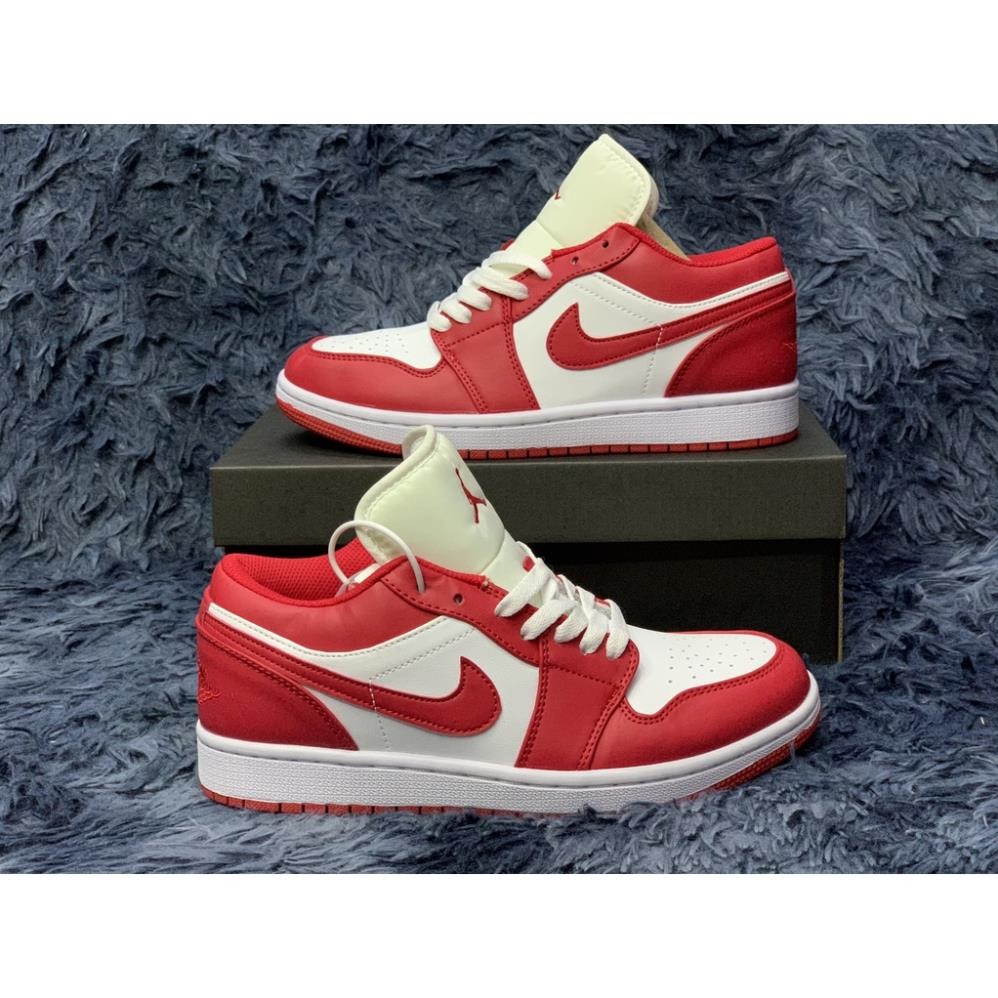 Giày Sneaker JD 1 cổ thấp , Jd1 Low Gym Red , Giày JD1 cổ thấp trắng đỏ ...