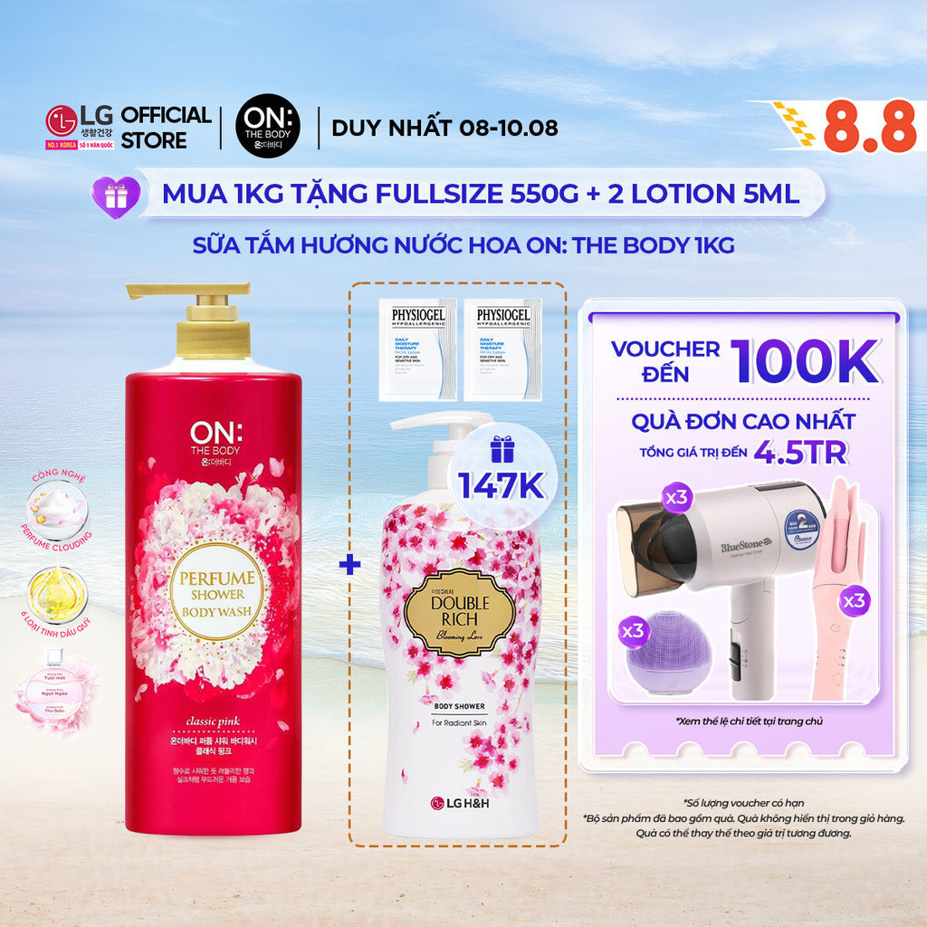 [LG Daily Beauty Official] Sữa tắm dưỡng ẩm hương nước hoa On: The Body ...