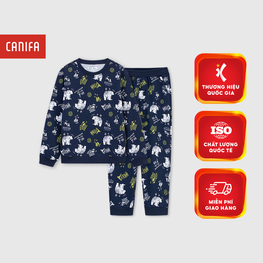 Bộ quần áo bé trai CANIFA dài tay in hình Mickey 2ST24W003 | Shopee ...