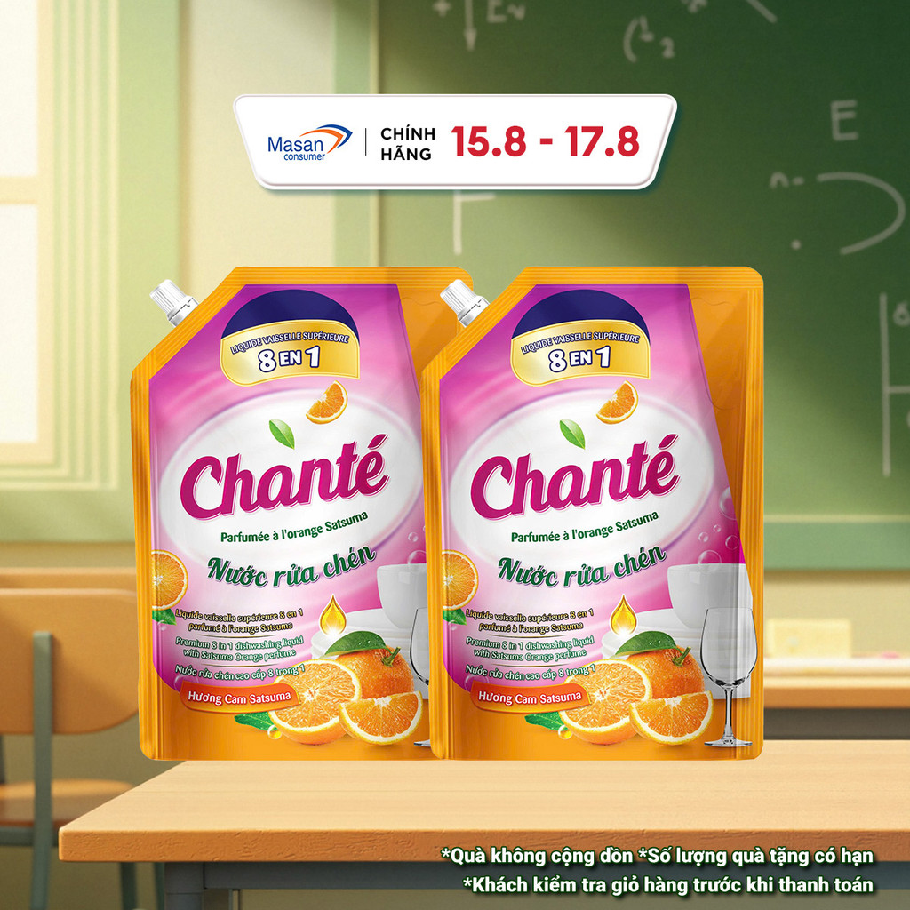 [Chọn loại] Combo 2 Nước rửa chén Chanté túi x 3.2kg | Shopee Việt Nam
