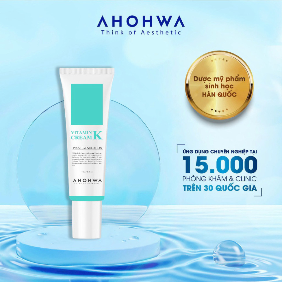 Kem Dưỡng Phục Hồi Ahohwa Vitamin K Cream 12G - Phục Hồi Da Mỏng Đỏ ...