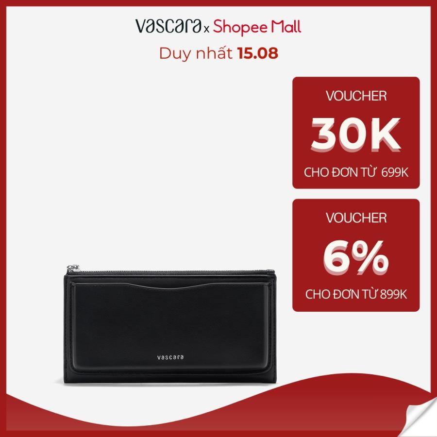 [Voucher 30K | 15.8] Vascara Ví Cầm Tay Nhấn Kiểu Ngăn Phụ - WAL 0295 ...