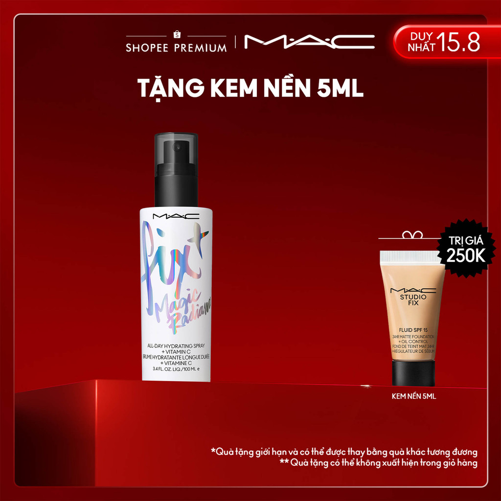 【MỚI】 MAC Fix+ Magic Radiance Setting Spray 100ml / Xịt khóa nền cấp ẩm, Cấp ẩm | Shopee Việt Nam