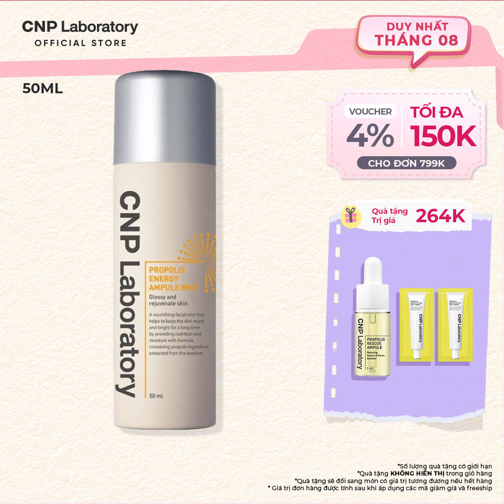 [CNP Laboratory Official] Xịt khoáng tinh chất keo ong tái tạo da CNP ...