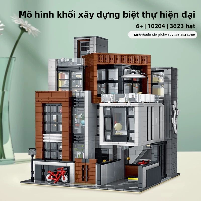 MOKO10204Bộ xếp hình biệt thự sang trọng hiện đại Street View Series ...