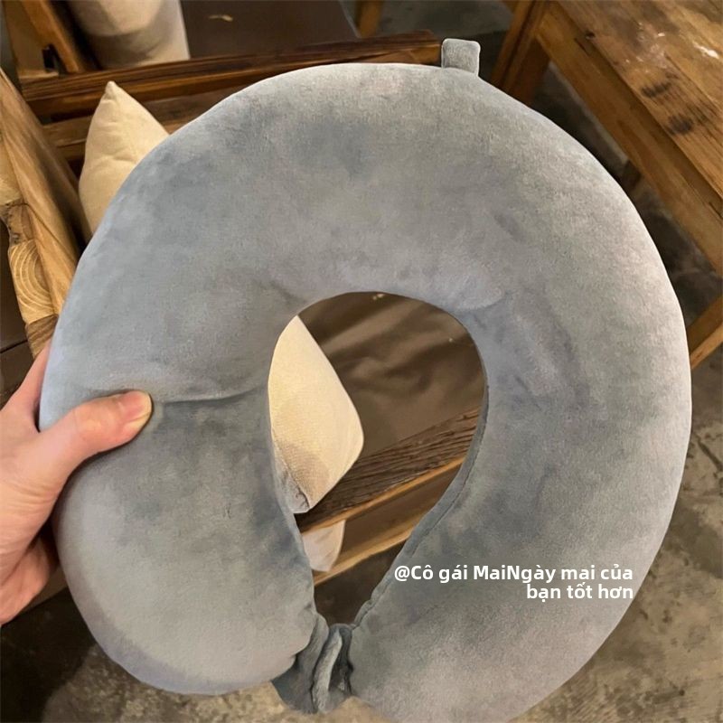 Màu sắc đồng nhất tối giản u Gối tựa đầu cho du lịch, gối hỗ trợ cổ cho tàu cao tốc và máy bay ...