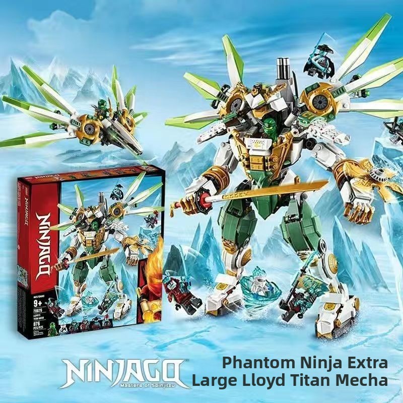 Tương thích với LEGO Ninjago Mecha Lloyd Zant Titan, lắp ráp khối xây ...
