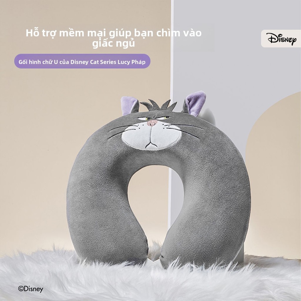 Miniso Disney Cat Series Lucifer U Gối hình dạng gối ngủ gối ô tô gối ...