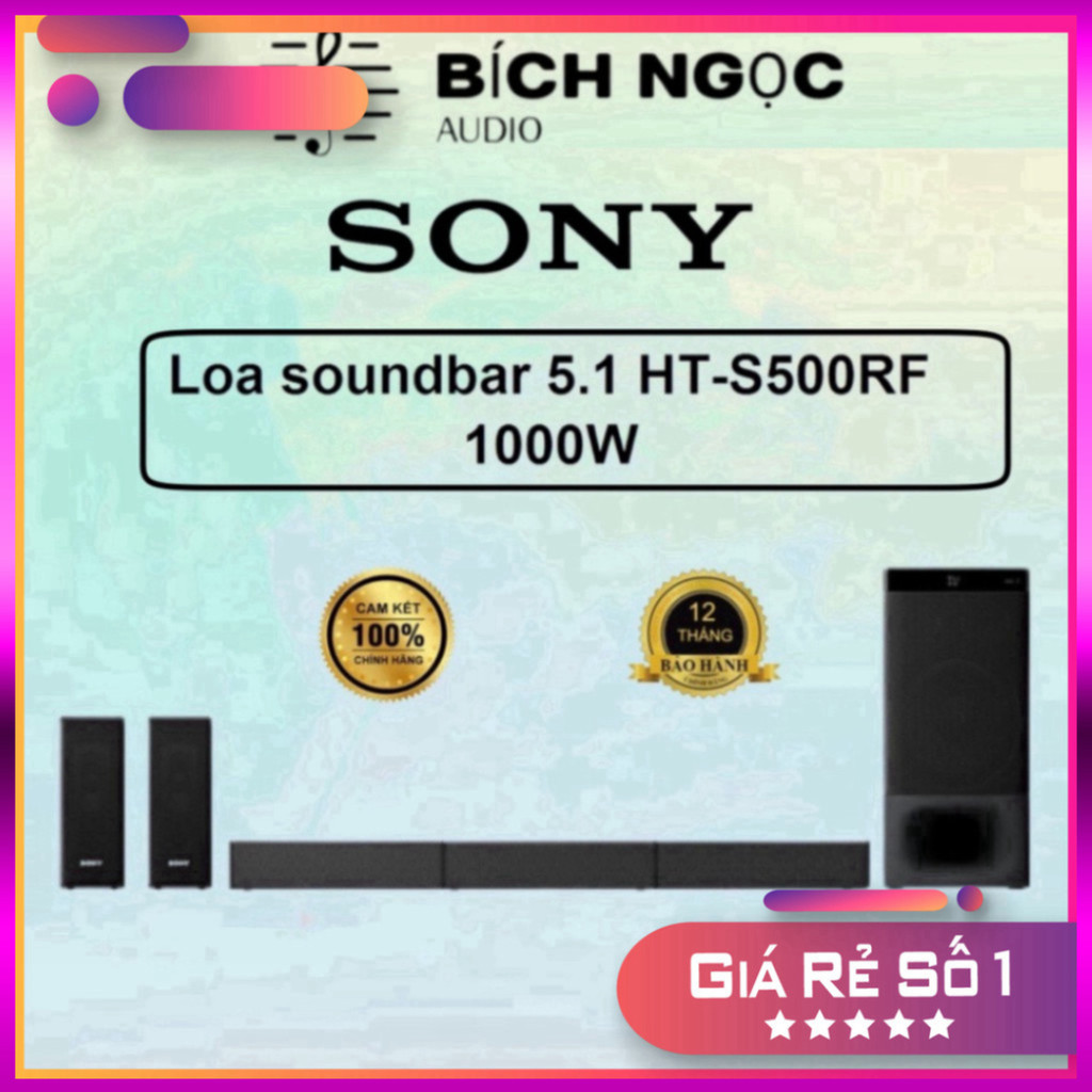 Chính Hãng - SONY S500RF - Dàn âm thanh Soundbar Sony 5.1 HT-S500RF ...