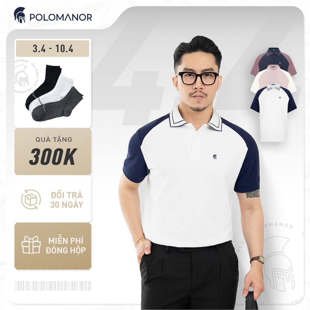 [DEAL SỐC] Áo polo nam cao cấp RAFLAN, vải CVC Diamond, nam tính thanh ...