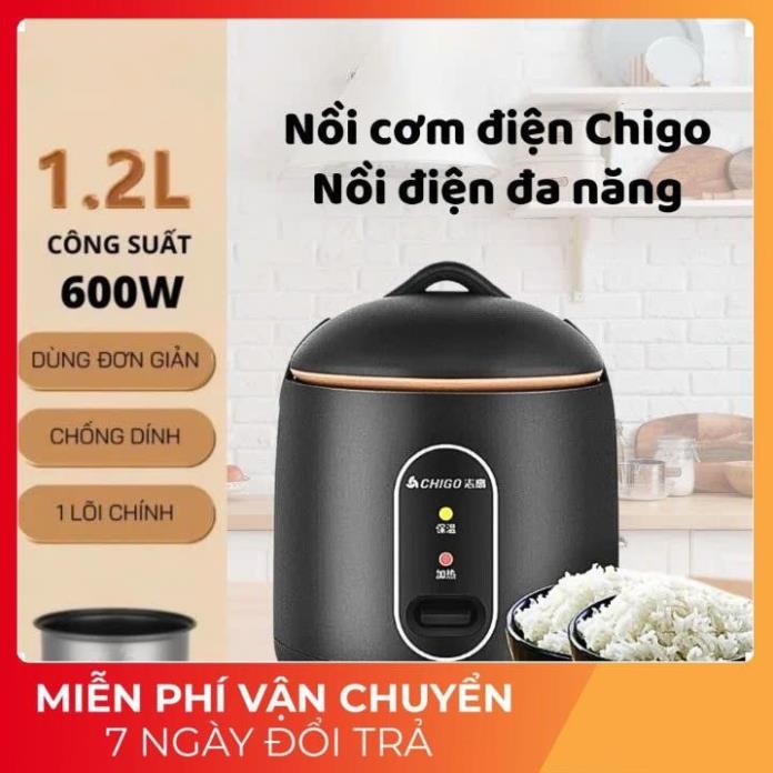 Nồi Cơm Điện Chính Hãng Chigo, Nồi Lấu Đa Năng, Nấu Cơm, Hầm Cháo, Hấp ...