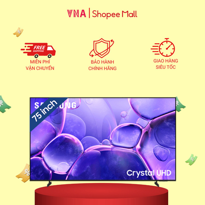 ( Smart Tivi Crystal UHD Samsung 4K 75 inch UA75U8500F - Mới 2025 ...