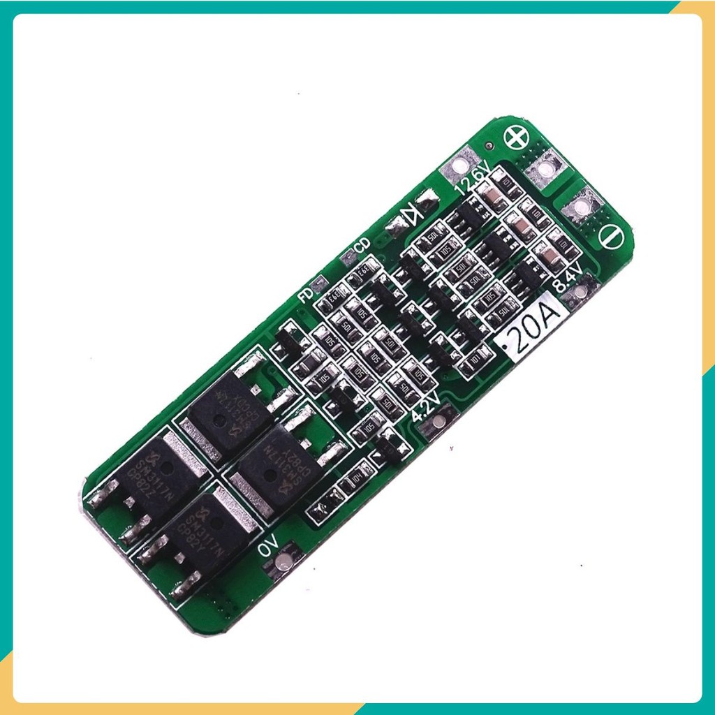 Mạch Sạc Pin 3S 12V-20A Sạc cân bằng và bảo vệ pin 18650 (có chức năng ...