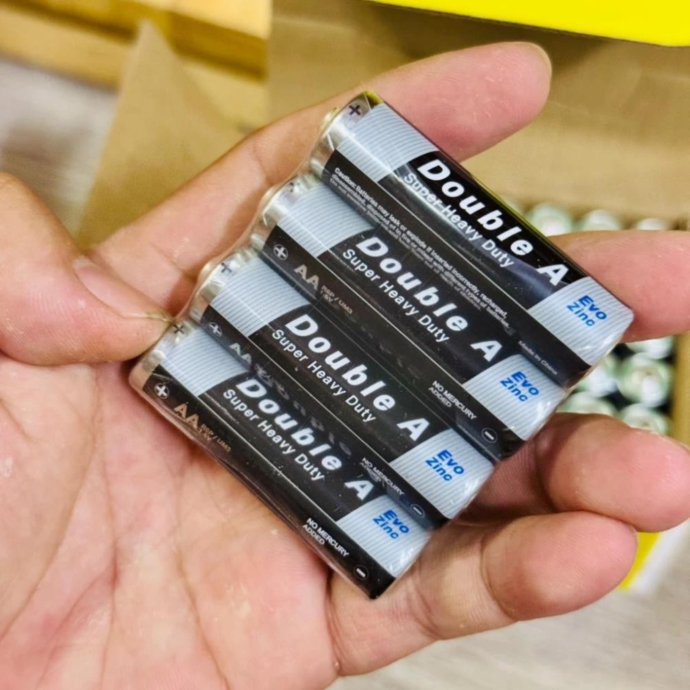 Combo 4 viên Pin AA, AAA Double A Evo zinC, Pin Chính Hãng Dung Lượng ...