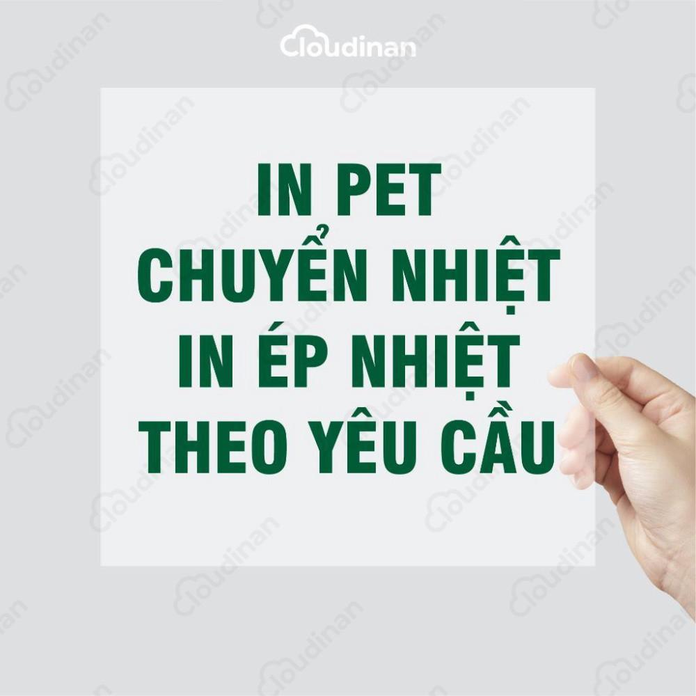 [In Theo Yêu Cầu] Hình Ủi, Hình Ép Nhiệt, Decan Logo In PET Chuyển ...