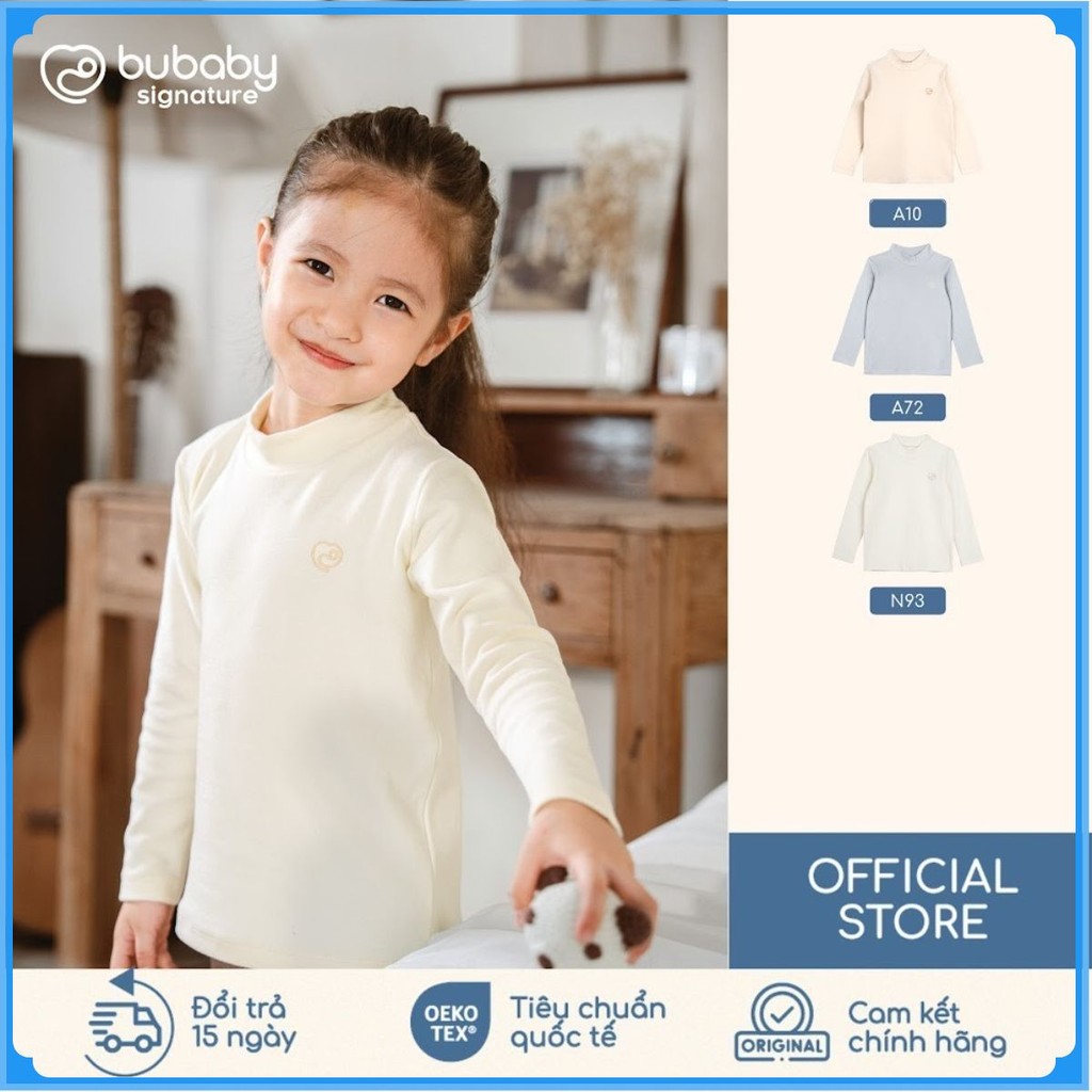 (6M-5Y) Áo dài tay cao cổ BU Baby Cotton Thu êm BCT310900 | Bubaby ...