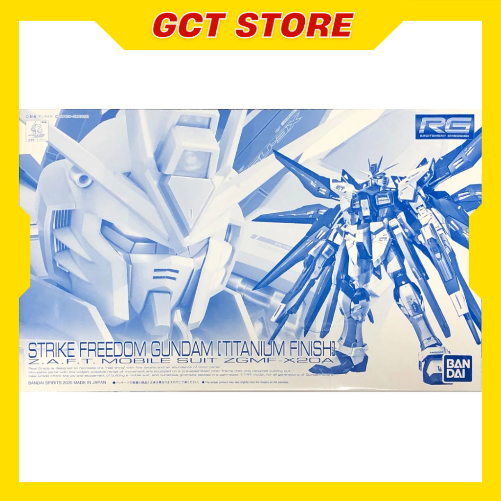 [Đặt Trước] Mô Hình Lắp Ráp RG Strike Freedom Titanium Finish | Shopee ...
