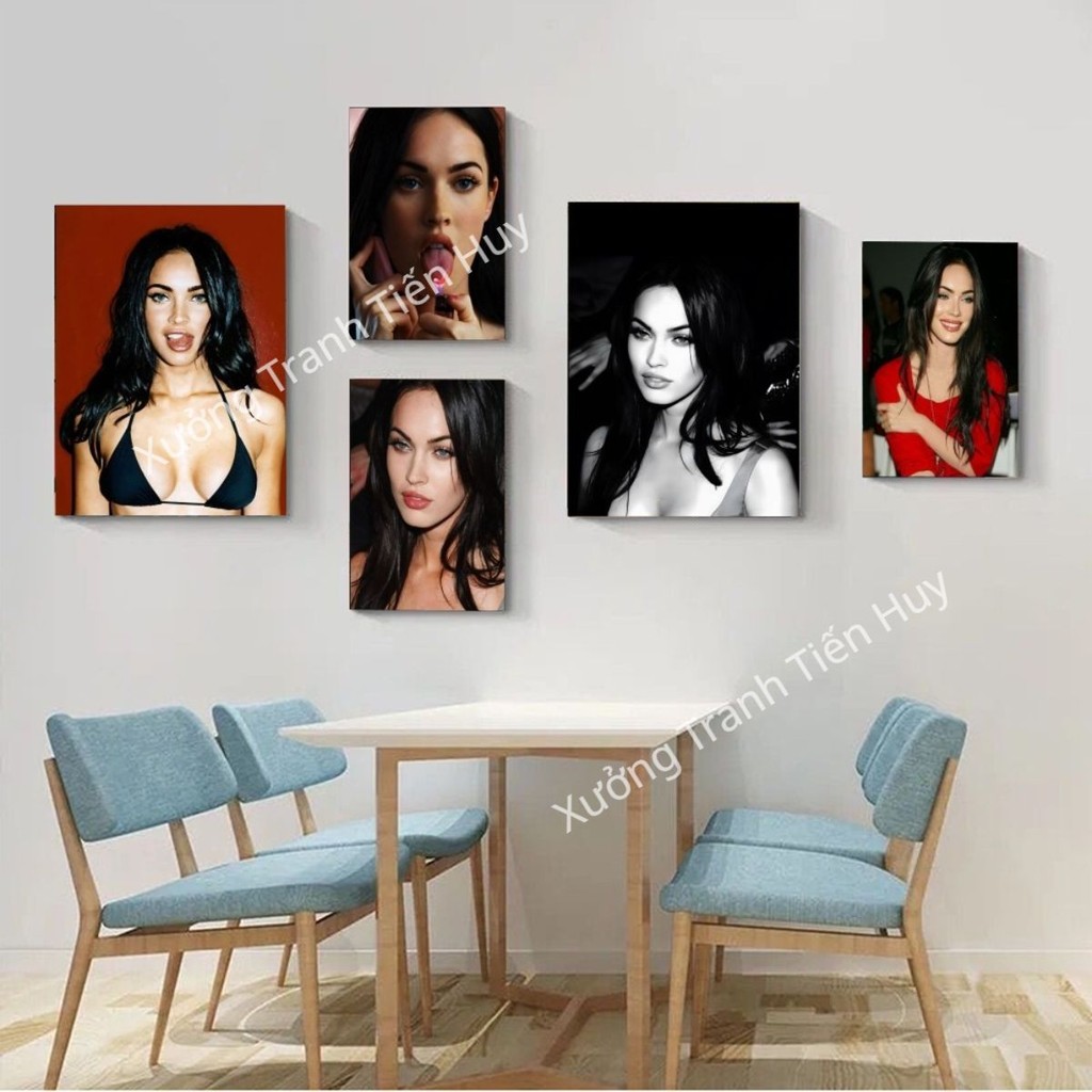 (X273) Poster dán tường in hình Megan Fox - Áp phích decal bóc dán in ...