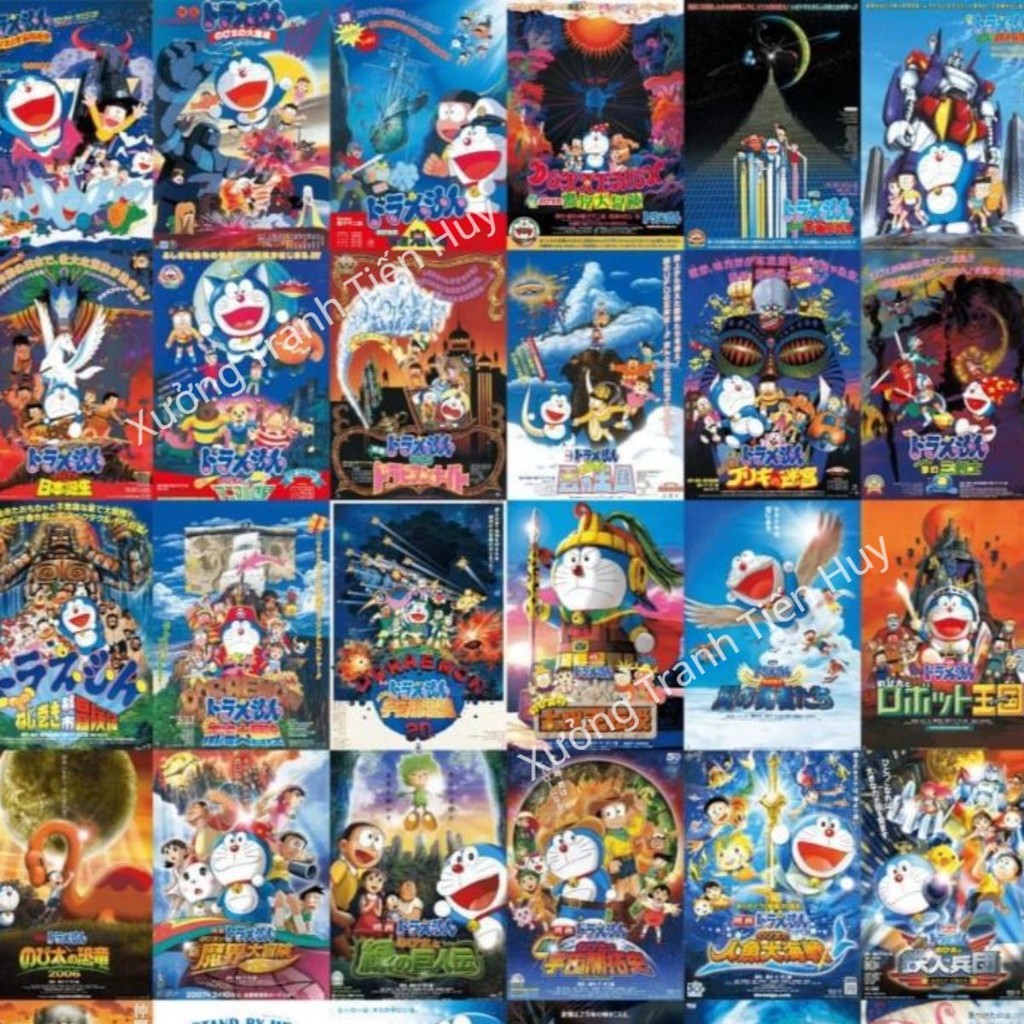 (X141) Poster dán tường Anime Doreamon trang trí nhà cửa - Áp phích ...