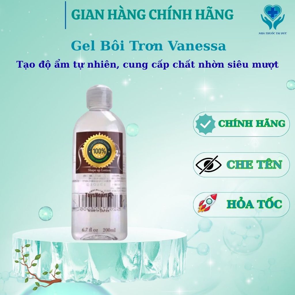 Gel Bôi Trơn Vanessa Co Nhật Bản, giúp tạo độ ẩm tự nhiên, cung cấp ...