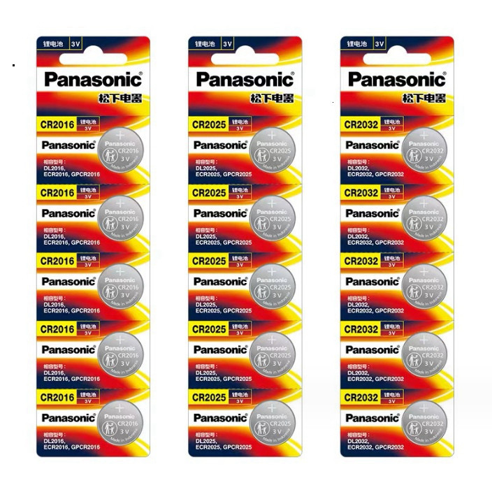 Pin Panasonic CR2032 CR2025 CR2016 pin chìa khóa xe điều khiển từ xa 3V ...