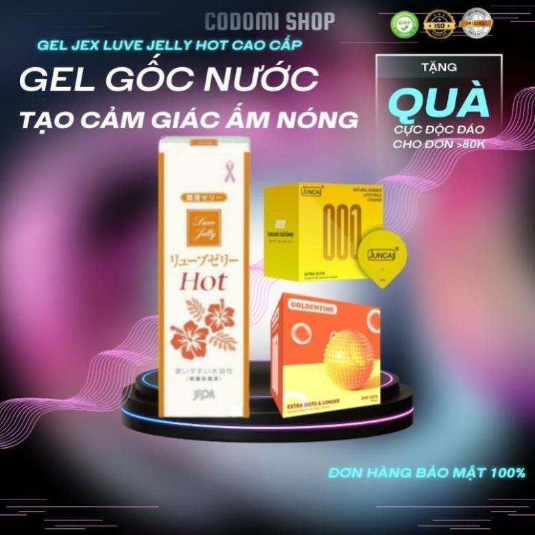 [Quà tặng 1 chiếc bcs random] Gel Bôi Trơn Gốc Nước Jex Luve Jelly Hot ...