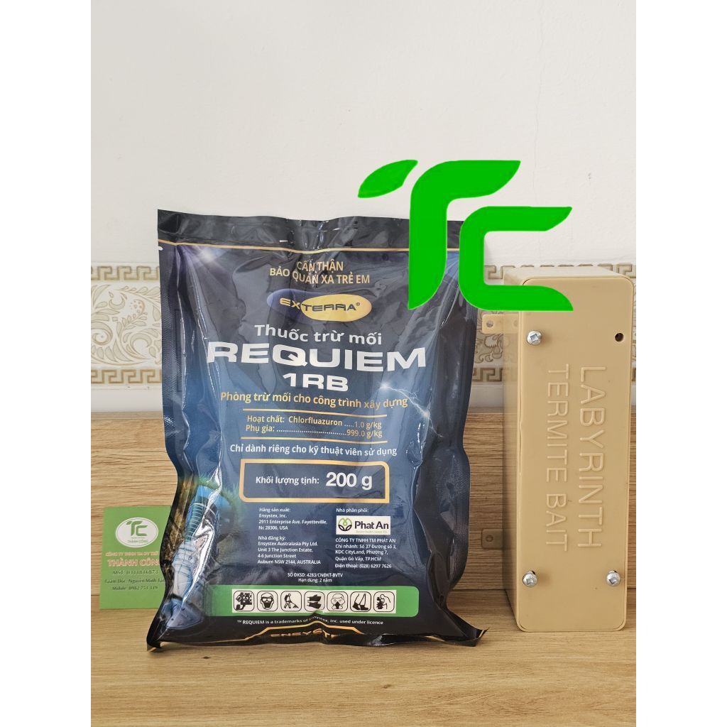 Thuốc diệt mối Requiem 1RB NHẬP KHẨU 100% MỸ_Gói 200g và 1 trạm nhựa ...