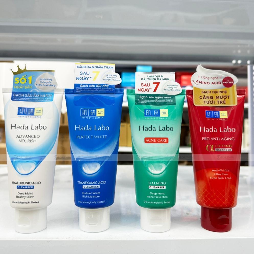 Sữa Rửa Mặt Hada Labo Premium / Advanced Nourish / Perfect White / Acne ...