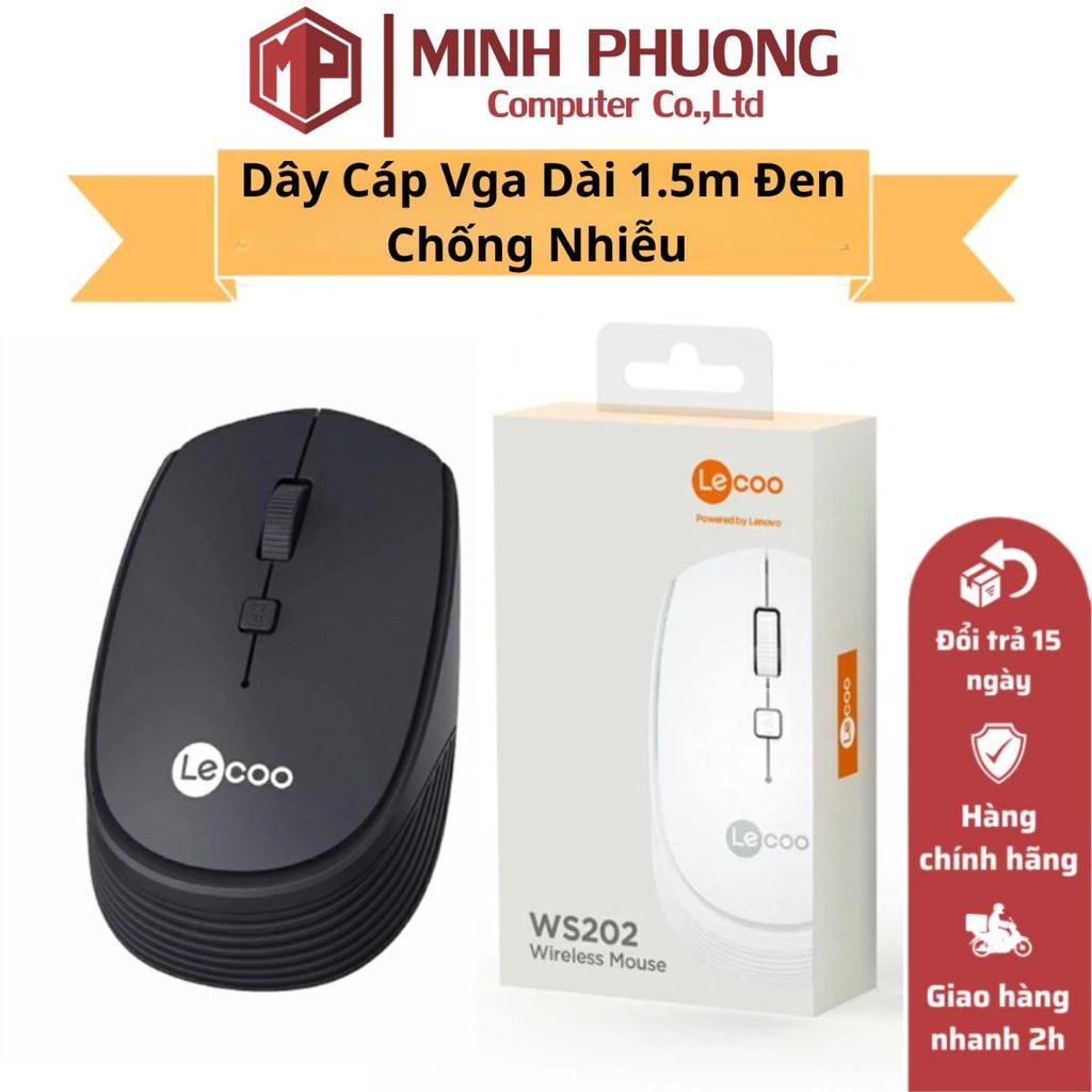 Chuột Quang Không Dây Lecoo WS202 - Hàng Chính Hãng | Shopee Việt Nam