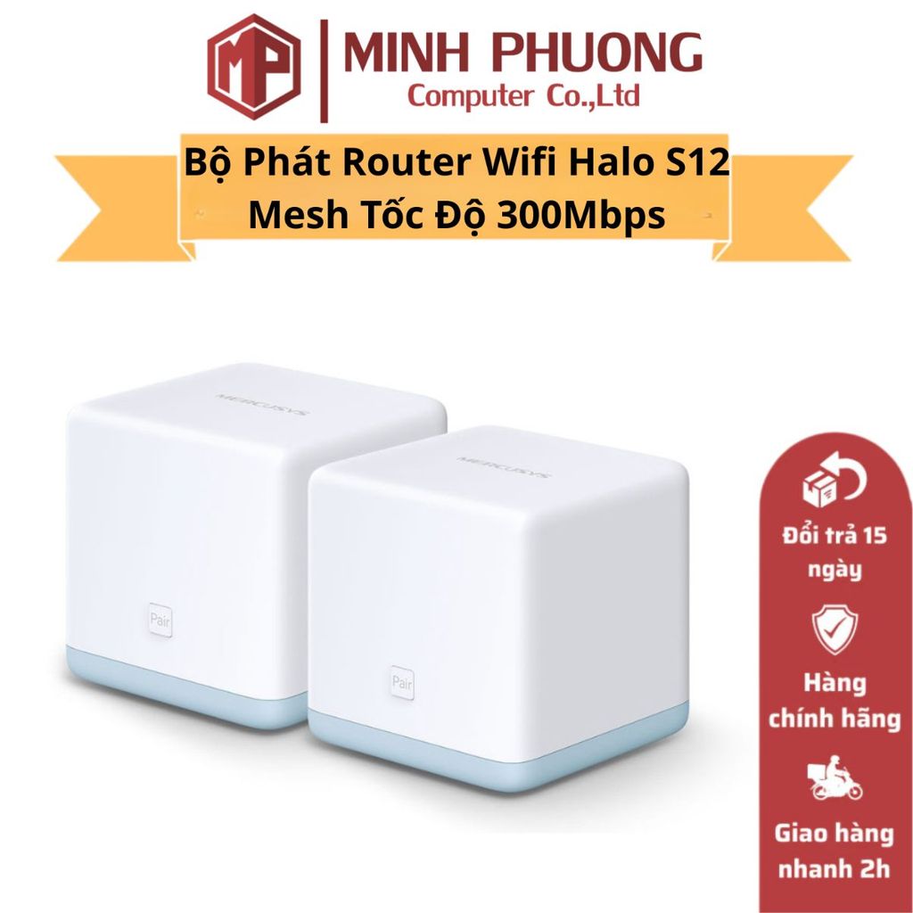 Bộ Phát Router Wifi Halo S12 Mesh Tốc Độ 300Mbps by Minh Phương - Hàng ...