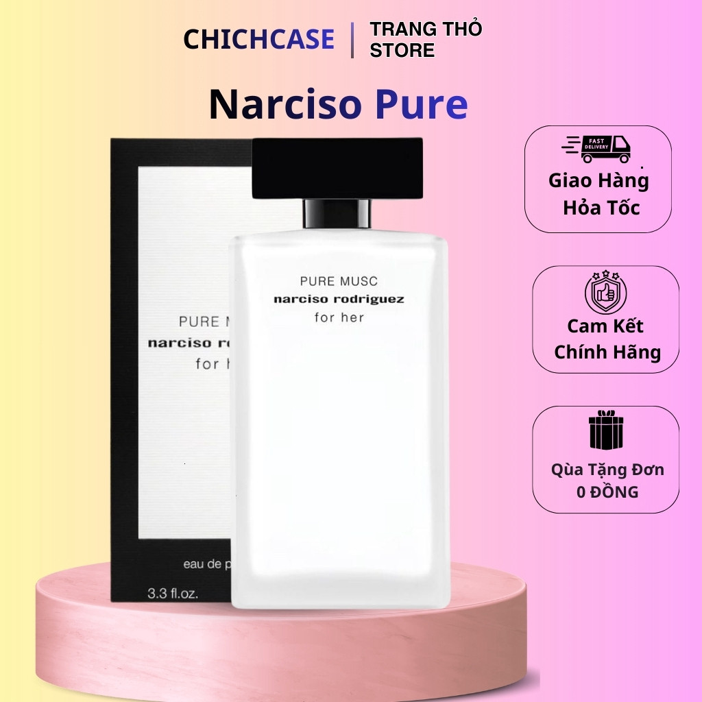 Narciso Pure Musc 10ml - Nước hoa nữ quyến rũ, hương thơm bí ẩn lâu bền ...
