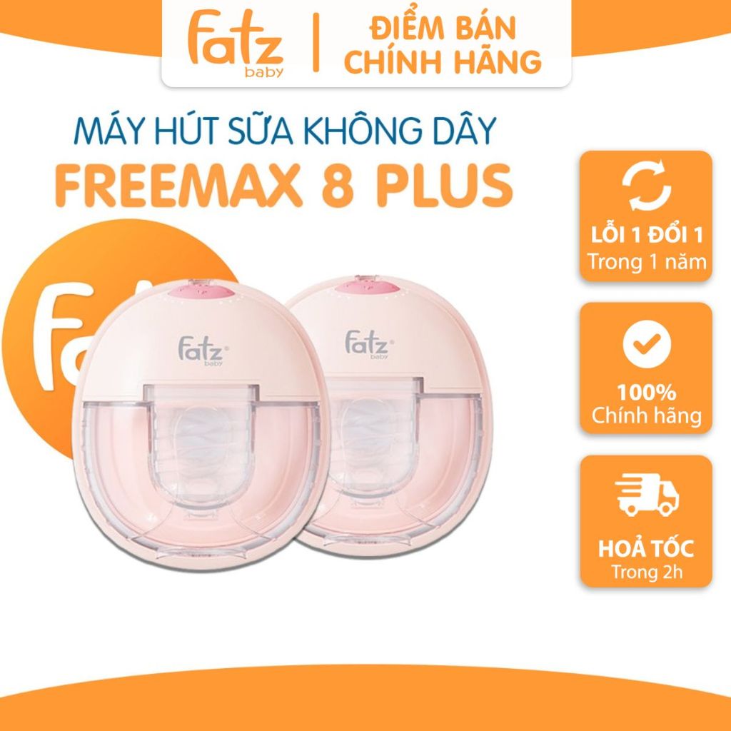 Máy hút sữa điện rảnh tay không dây Fatz Baby Freemax 8 Plus có chức ...