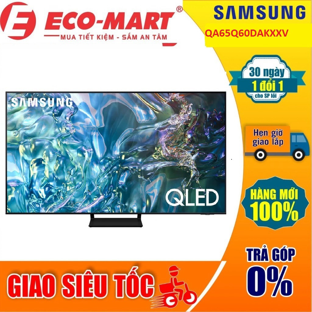 QA65Q60D Smart Tivi QLED Samsung 4K 65 Inch QA65Q60DAKXXV ( Có giao lắp ...