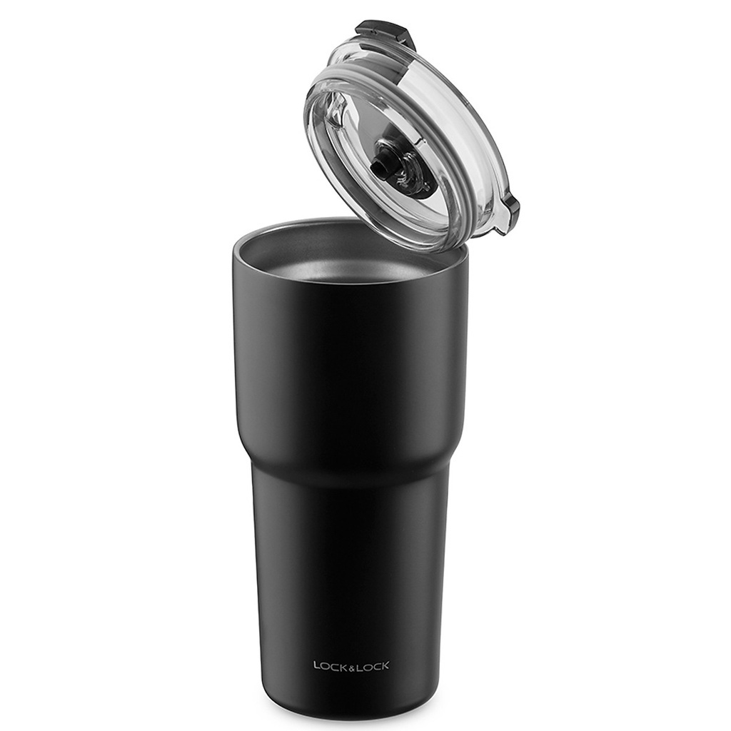 Ly giữ nhiệt LocknLock Swing Tumbler 350ml LHC4179BLK, 470ml LHC4136SLV ...