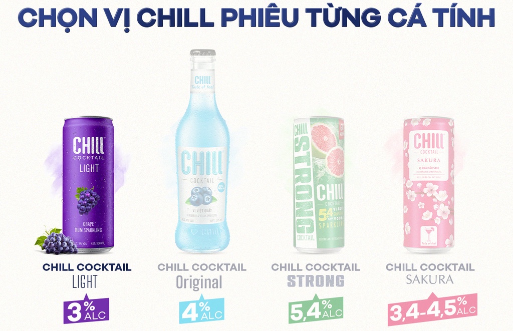 Combo 3 thùng Chill Cocktail Light mix vị ( 330ml x 18 lon) | Shopee ...