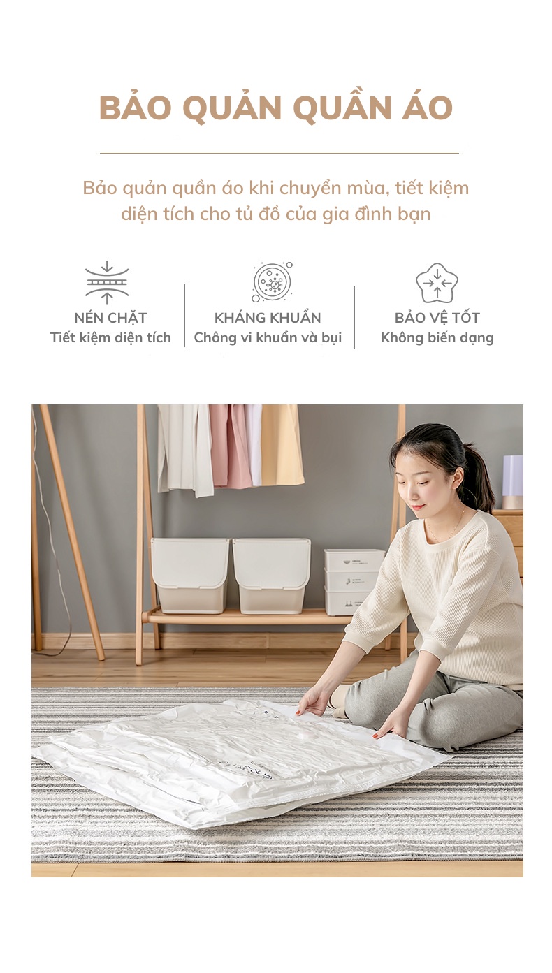Máy Hút Chân Không Quần Áo HOKU Cầm Tay Mini Hút Chân Không Quần Áo ...