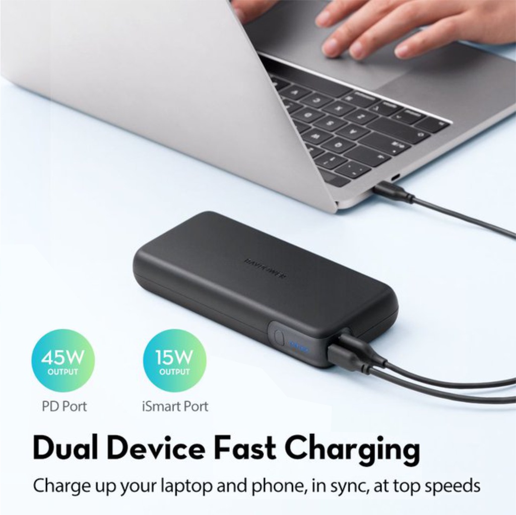 Pin Sạc Dự Phòng Macbook, laptop, máy tính bảng, điện thoại RAVPower RP ...