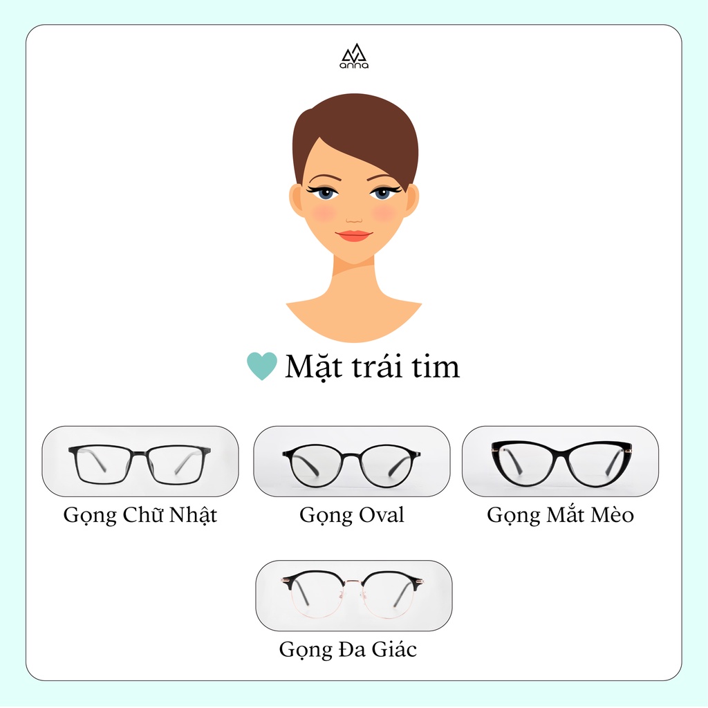 Gọng kính mắt thời trang ANNA nam nữ dáng tròn chất liệu Titan cao cấp ...