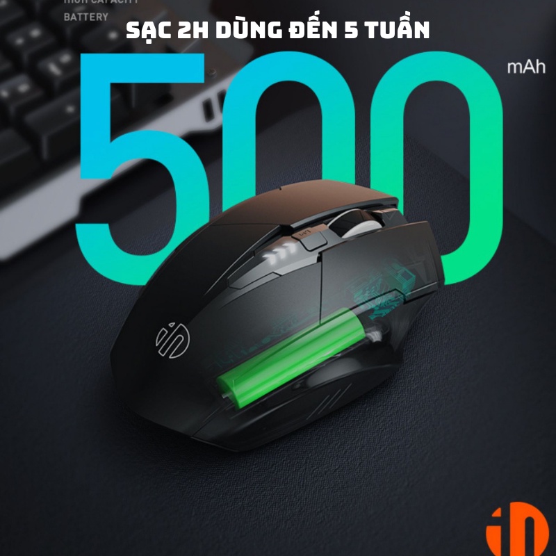 Chuột Không Dây Gaming Maxcotech Inphic M6Pro Tự Sạc Pin Chống Ồn Kết ...