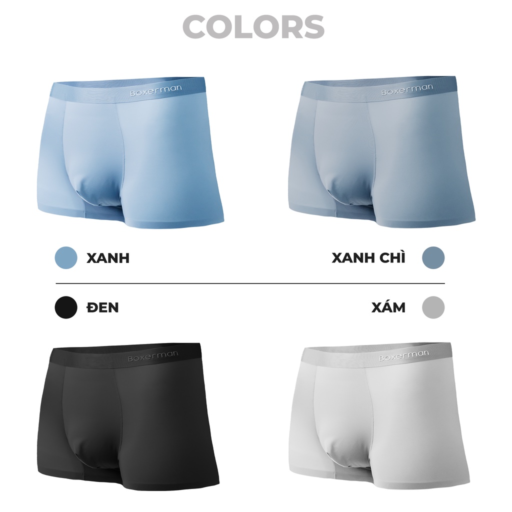 Combo 3 Quần lót nam cao cấp Profit BOXERMAN, Quần boxer nam thun lạnh ...