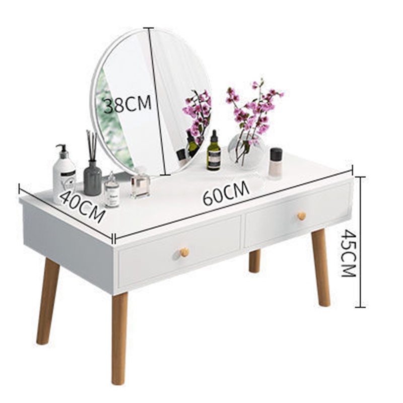 Bàn trang điểm ngồi bệt phong cách Nordic thương hiệu Unlimi - GP140 | Shopee Việt Nam