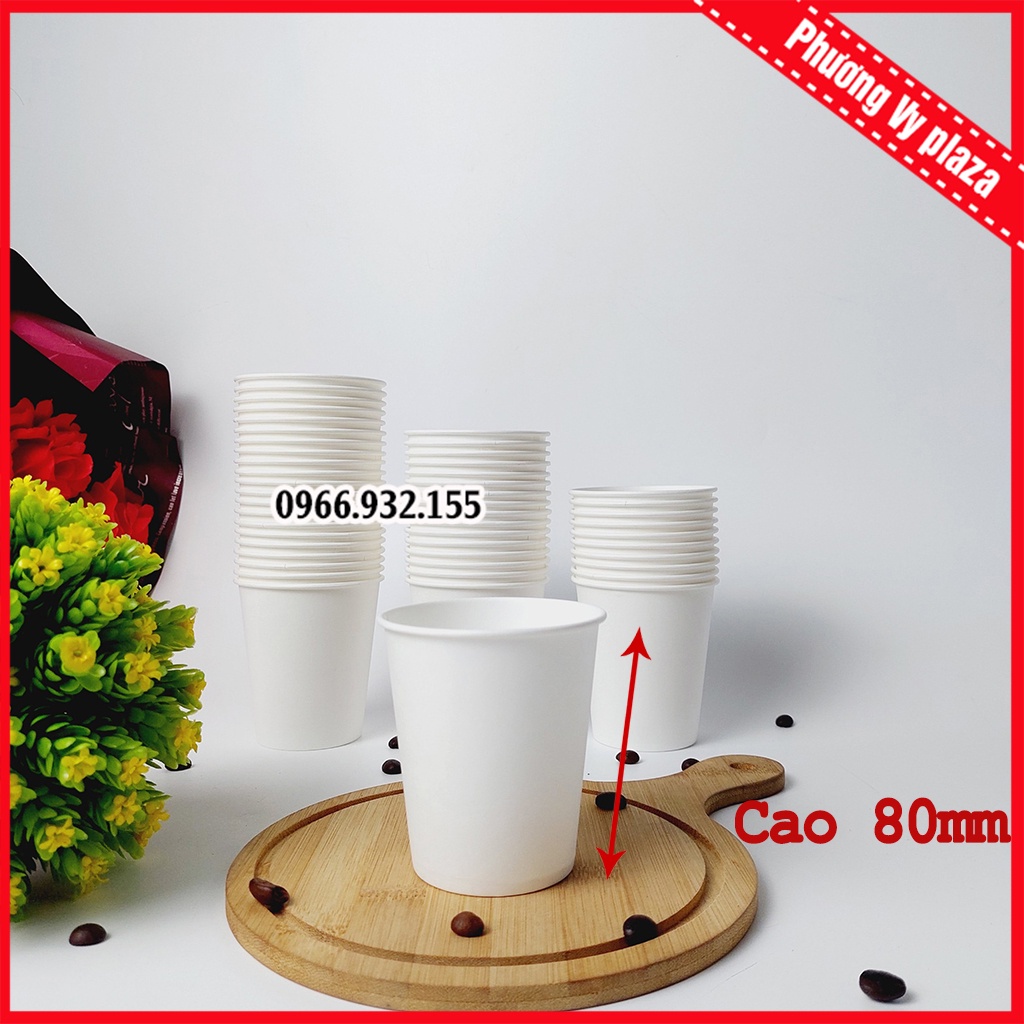 50 Cốc Giấy 210ml - 7oz Ly Giấy NHẬP KHẨU HÀN QUỐC | Shopee Việt Nam