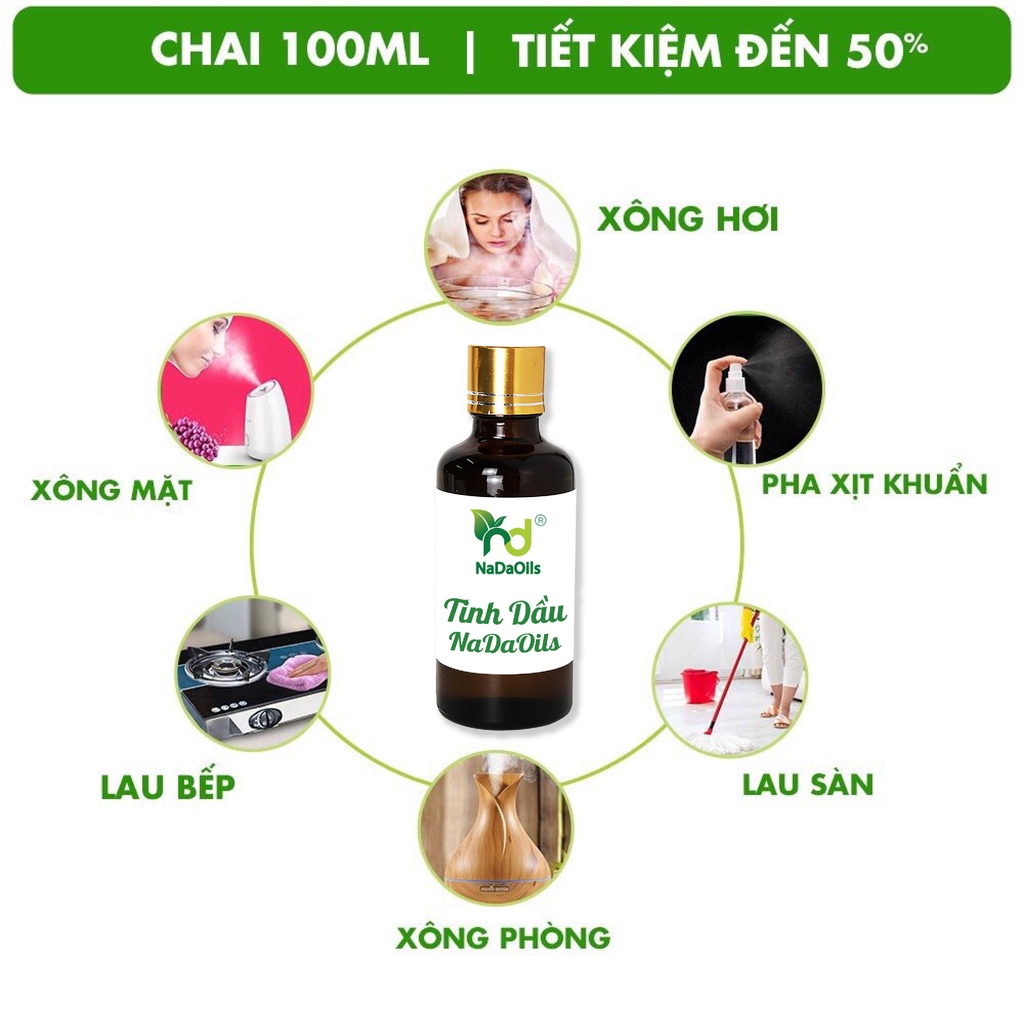 Tinh dầu thơm phòng Xá Xị NADA OILS | khử mùi, giúp thư giãn, thơm ...