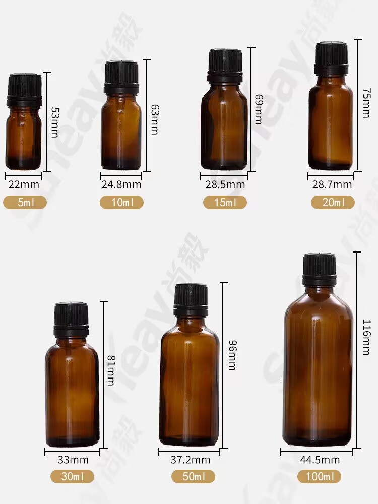 Chai Thủy Tinh 5ml 10ml 15ml 20ml 30ml 50ml 100ml Đựng Tinh Dầu Tiện Dụng | Shopee Việt Nam