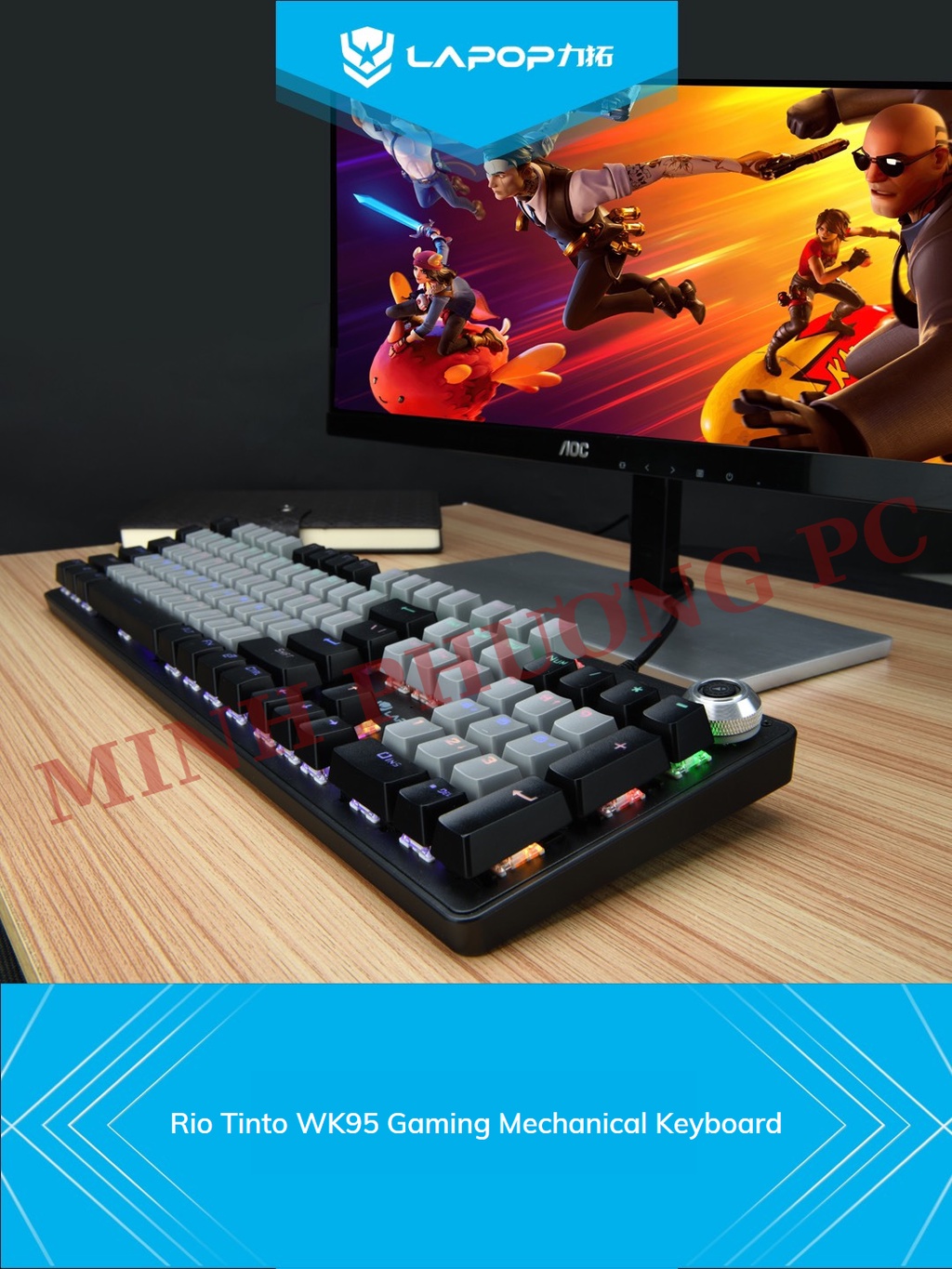 Bàn Phím Cơ Gaming LAPOP WK95 - Hàng Chính Hãng | Shopee Việt Nam