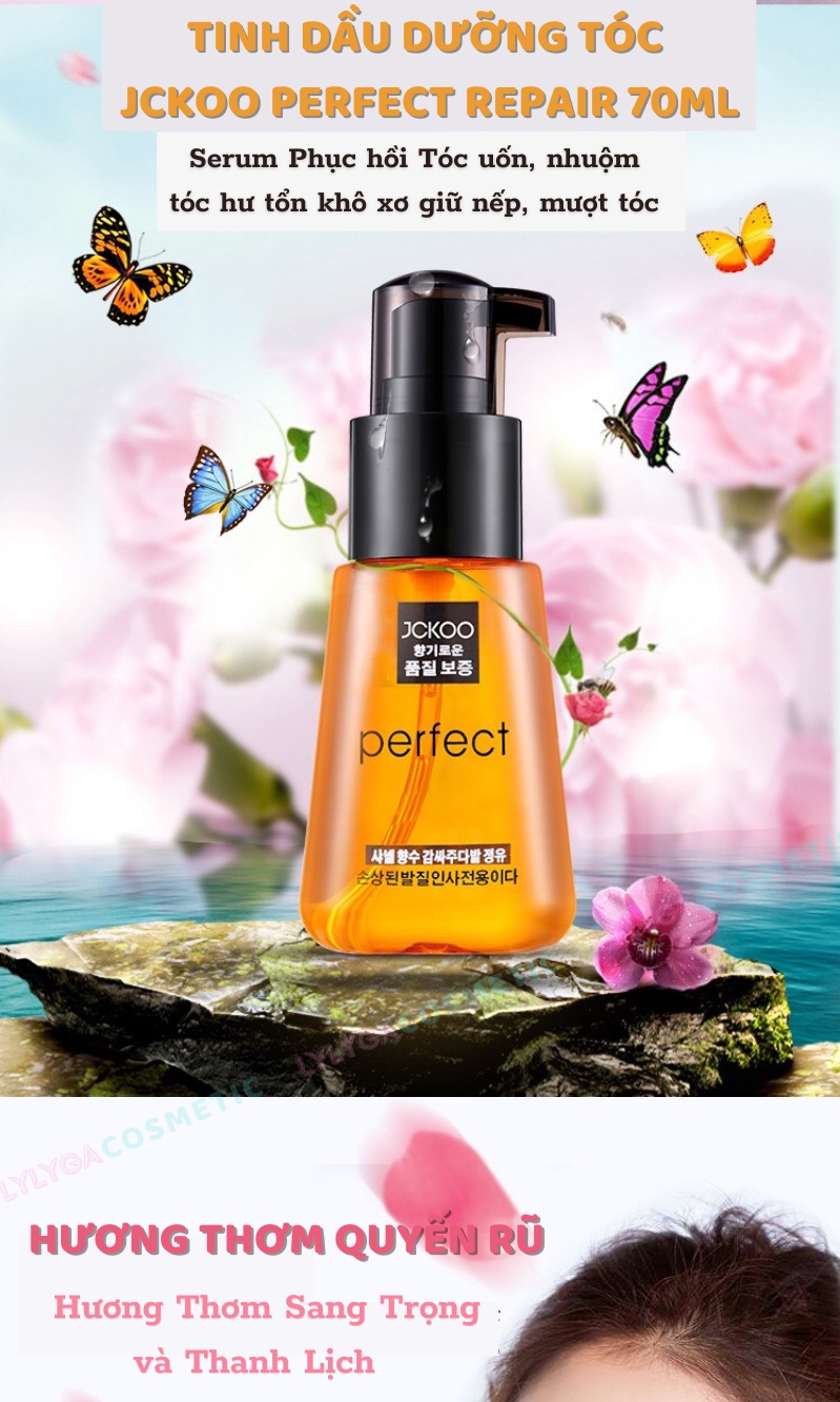 Tinh dầu dưỡng tóc JCKOO Perfect Repair 70ml oil Serum phục hồi dưỡng ...