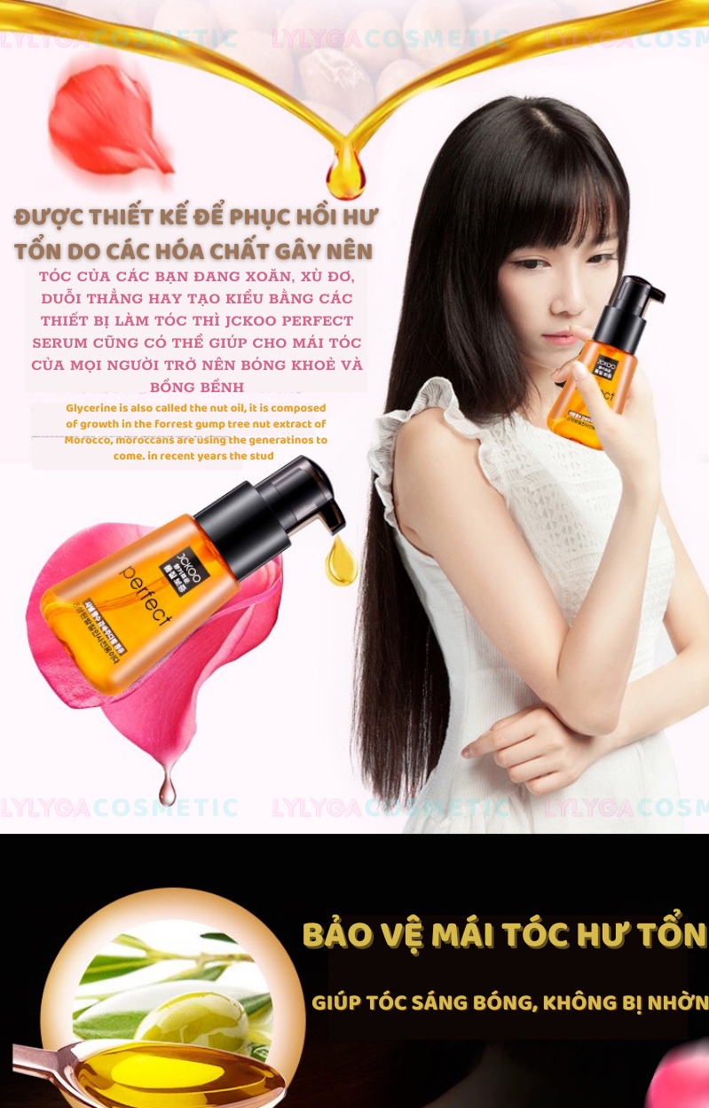 Tinh dầu dưỡng tóc JCKOO Perfect Repair 70ml oil Serum phục hồi dưỡng ...