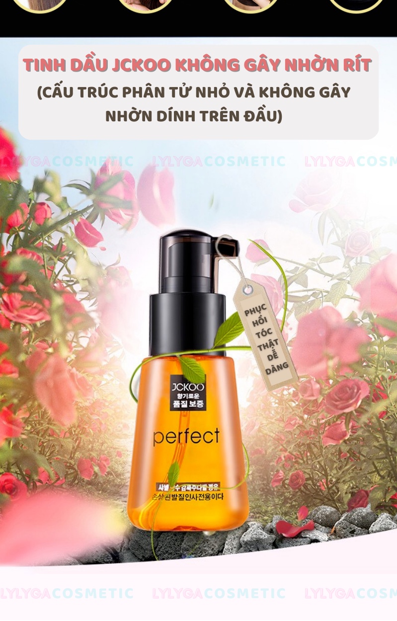 Tinh dầu dưỡng tóc JCKOO Perfect Repair 70ml oil Serum phục hồi dưỡng ...