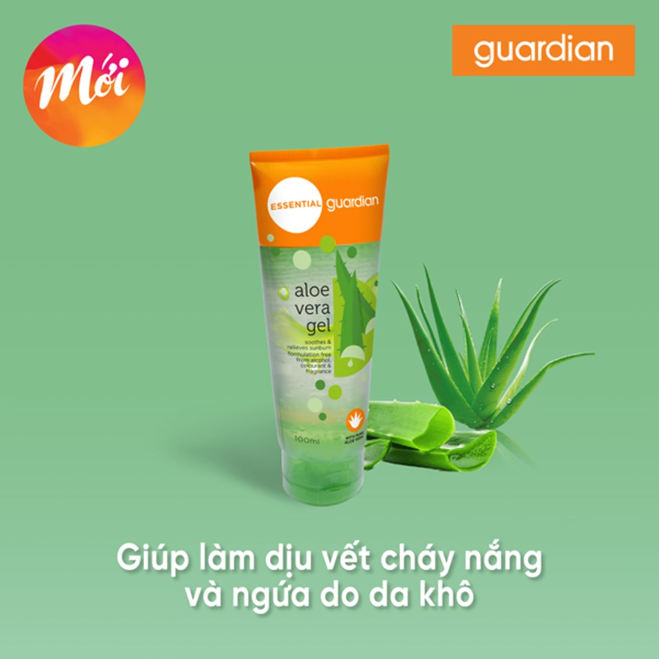 Gel Dưỡng Ẩm Guardian Aloe Vera Gel Chiết Xuất Lô Hội / Nha Đam 100ml ...