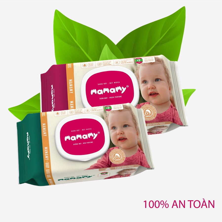 Giấy ướt Mamamy có nắp (100 tờ) | Shopee Việt Nam